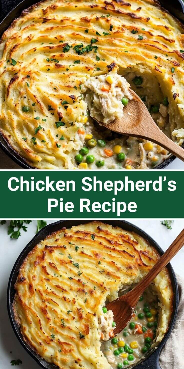 Easy Chicken Shepherd’s Pie – savorandnest.com