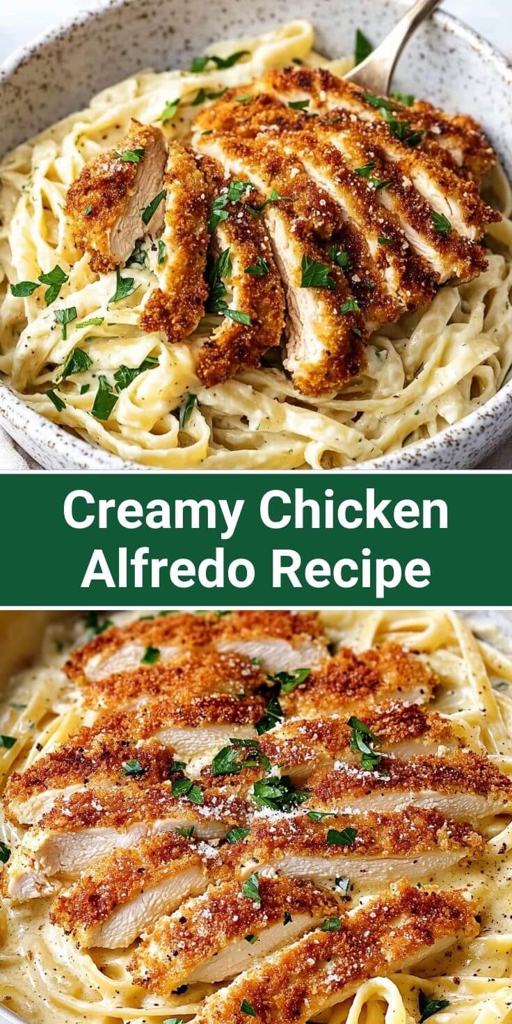Creamy Chicken Alfredo Recipe – savorandnest.com