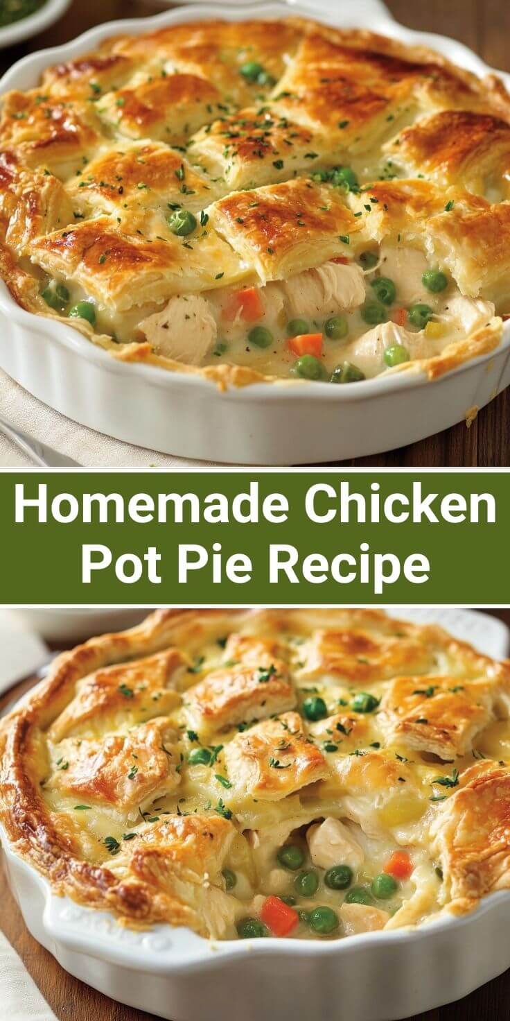 Homemade Chicken Pot Pie Recipe – savorandnest.com