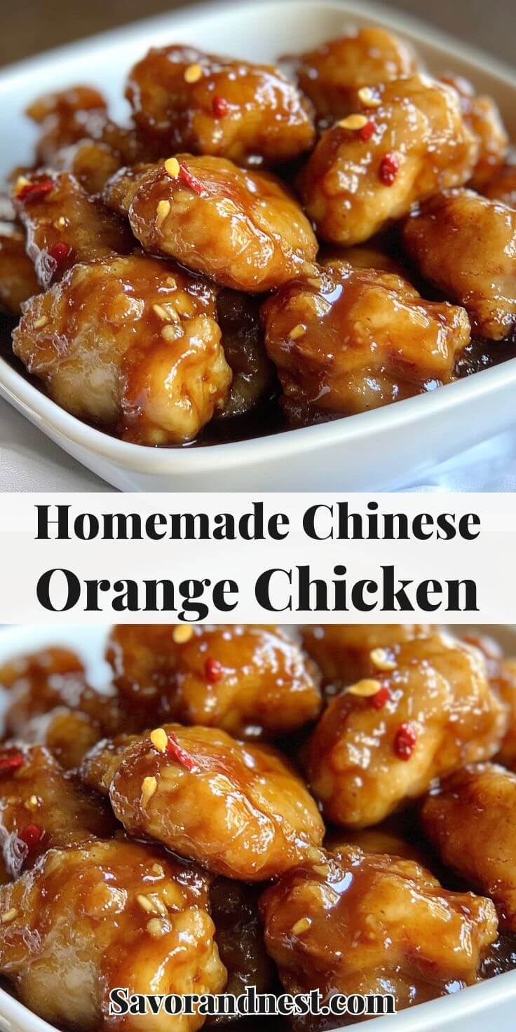 Homemade Chinese Orange Chicken – savorandnest.com