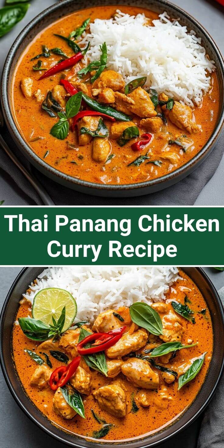 Thai Panang Chicken Curry Recipe – savorandnest.com