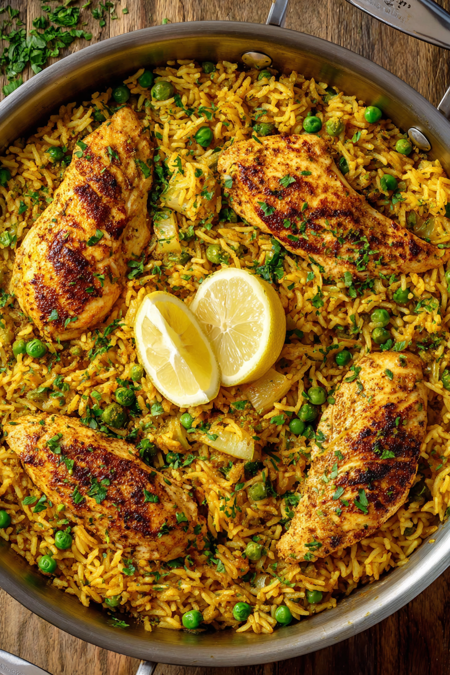 Best One-Skillet Mediterranean Chicken with Rice – savorandnest.com