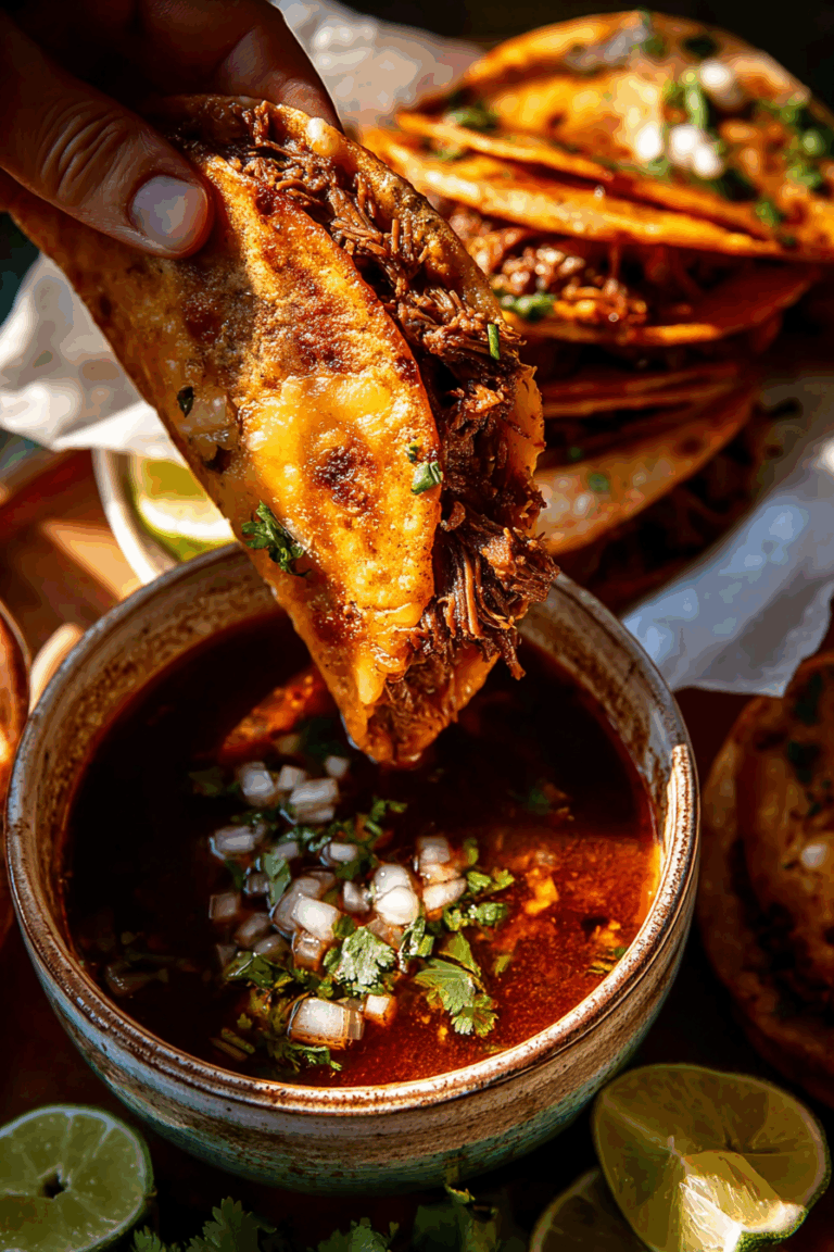 Cheesy Beef Birria Tacos – savorandnest.com