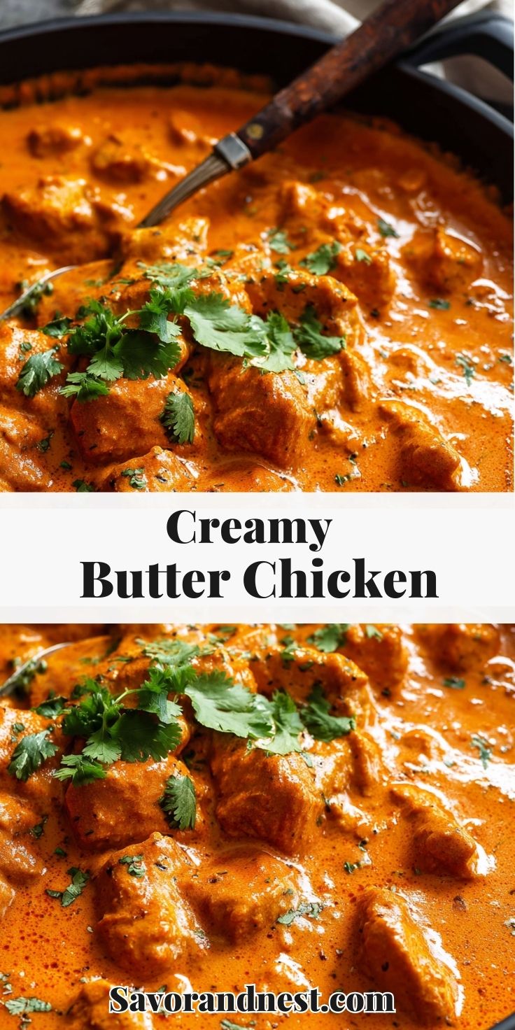 Creamy Butter Chicken – savorandnest.com