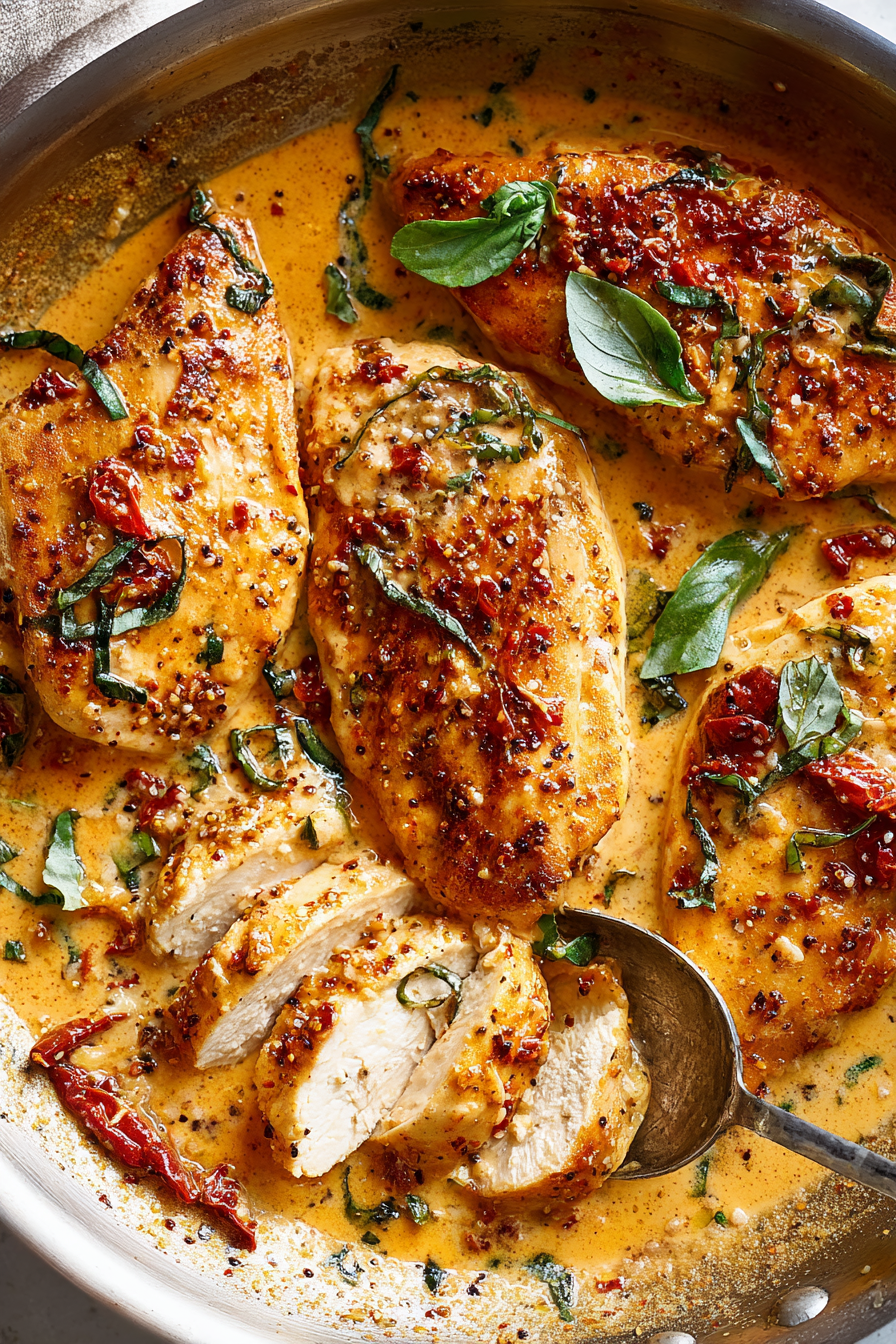 Creamy Marry Me Chicken Dinner Recipe – savorandnest.com