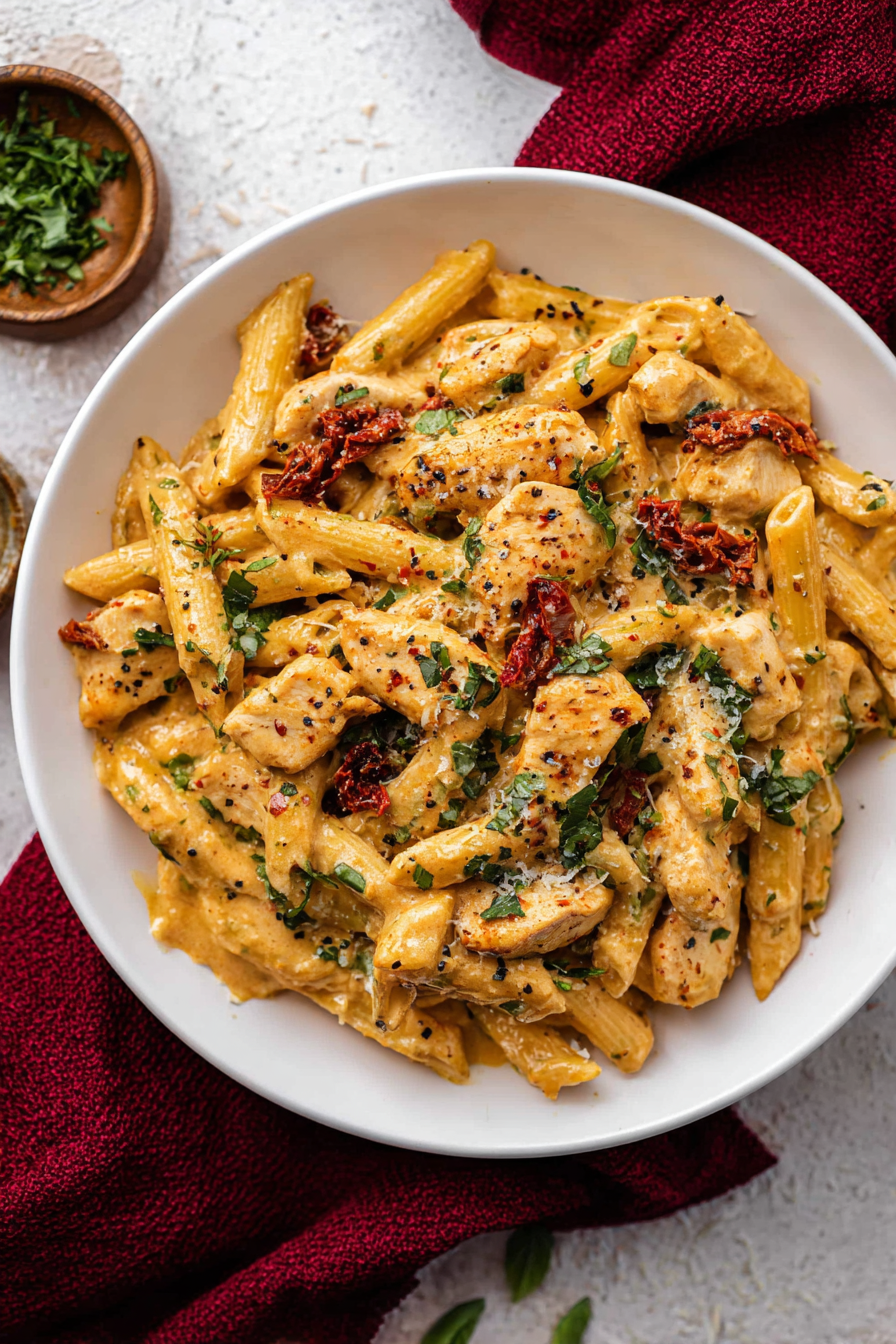 Creamy Marry Me Chicken Pasta Recipe – savorandnest.com