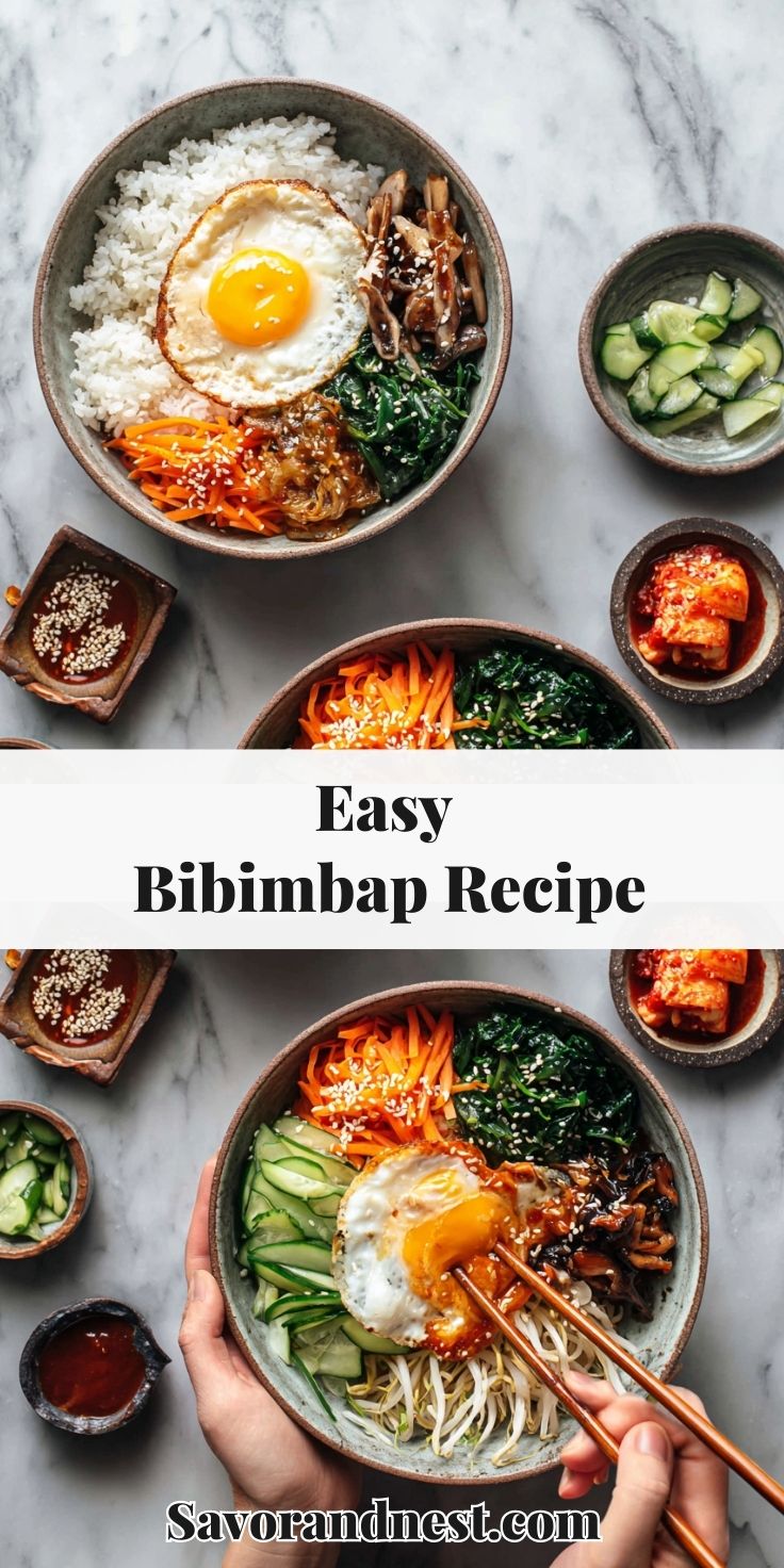 Easy Bibimbap Recipe – savorandnest.com