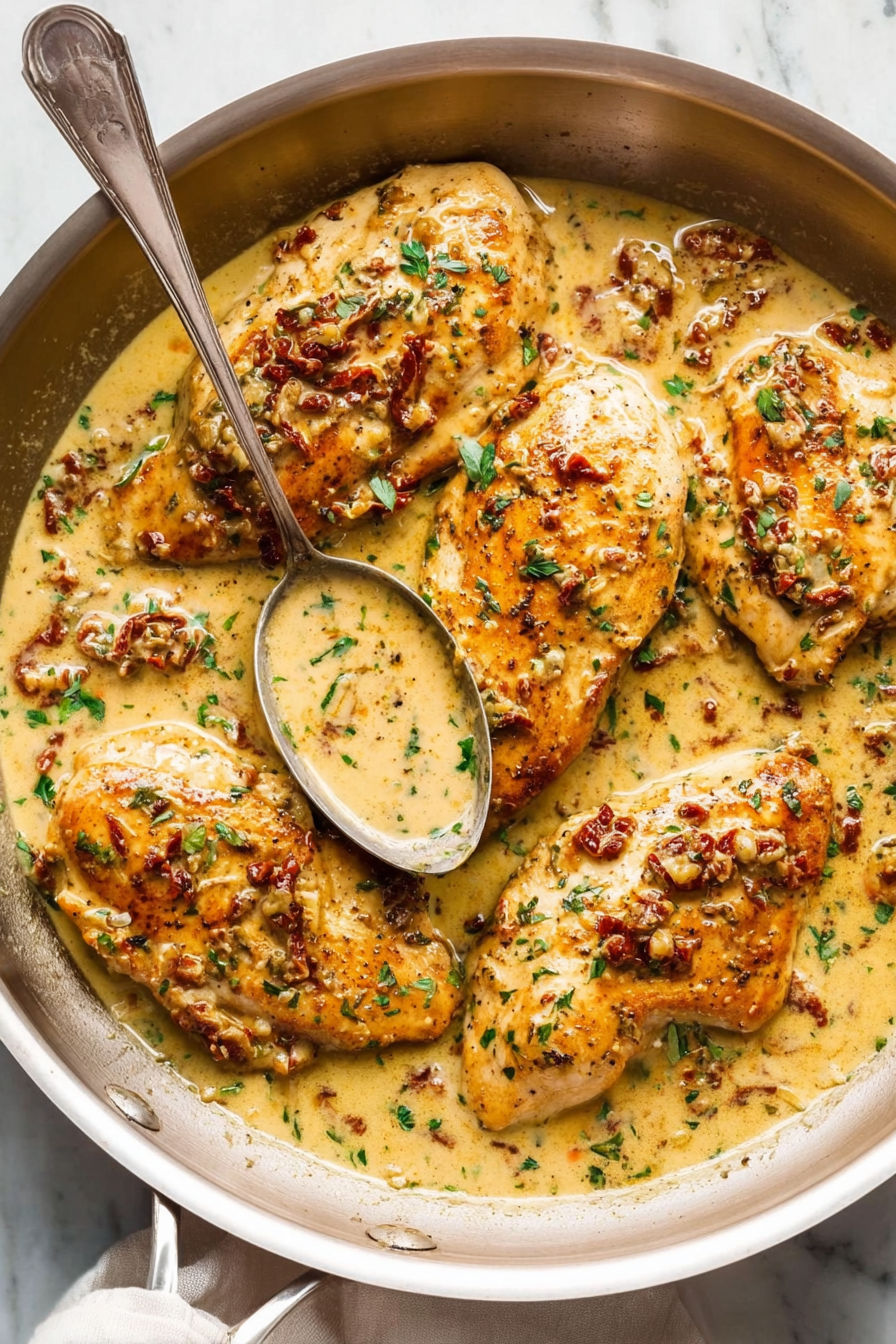 Easy One Skillet Marry Me Chicken Recipe – savorandnest.com