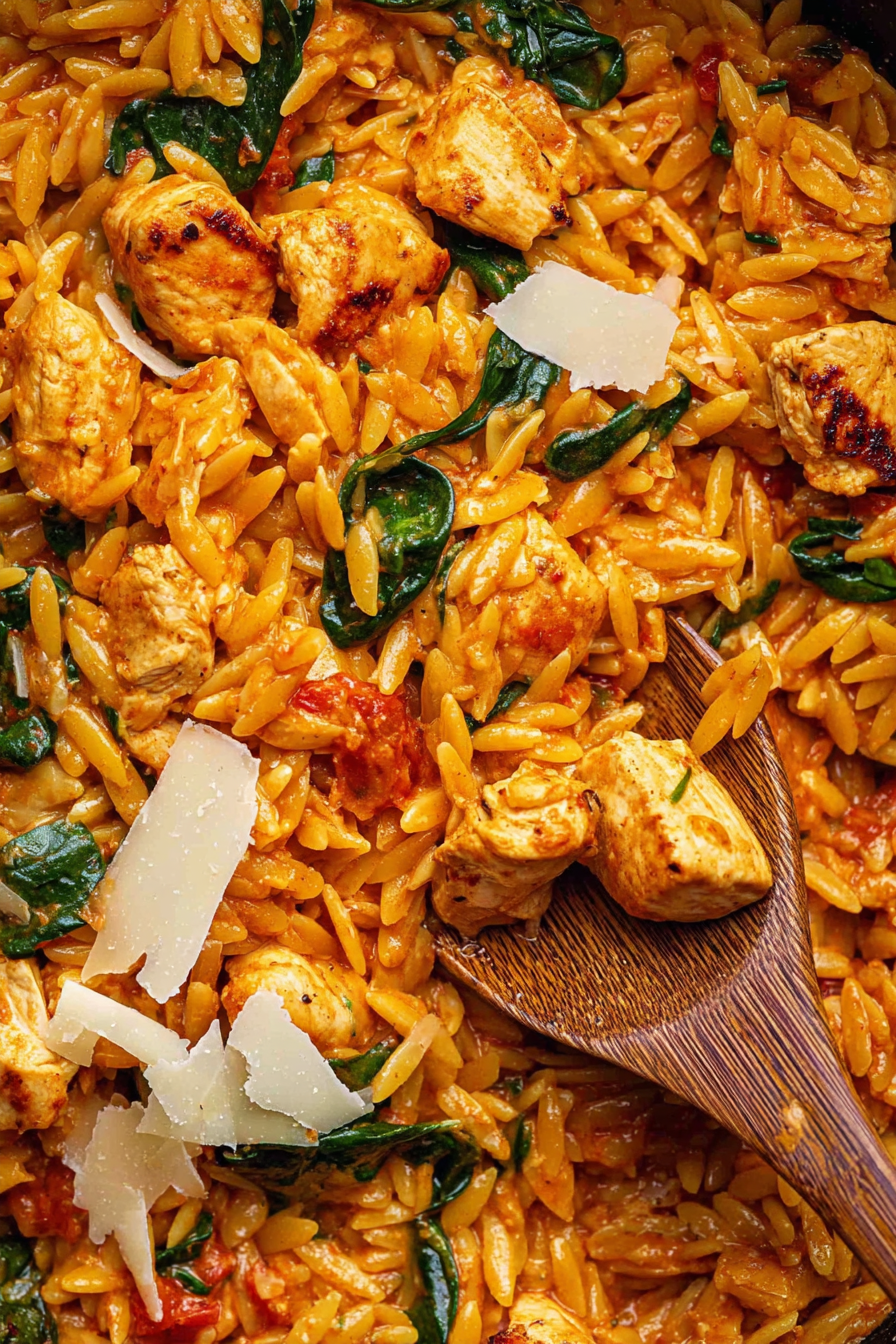 One-Pan Cajun Chicken Orzo Dinner – savorandnest.com