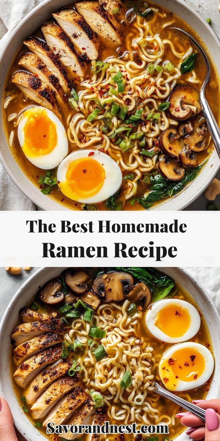 The Best Homemade Ramen Recipe – savorandnest.com