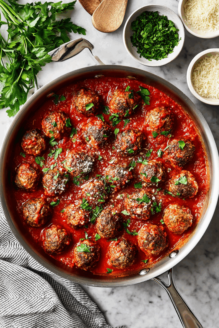 Delicious Italien Style Meatballs Recipe – savorandnest.com