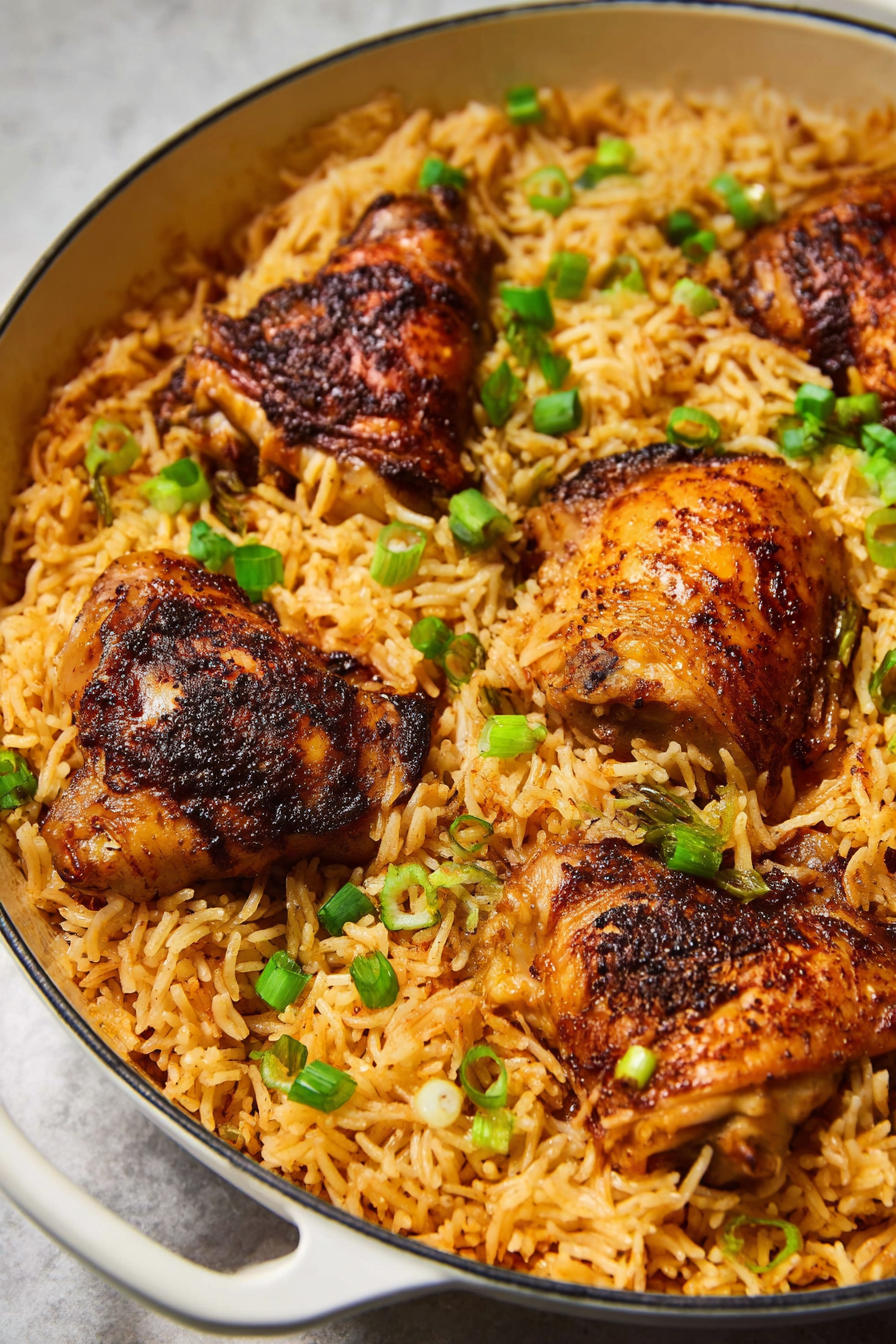 Easy Delicious One-Pot Chicken and Rice – savorandnest.com