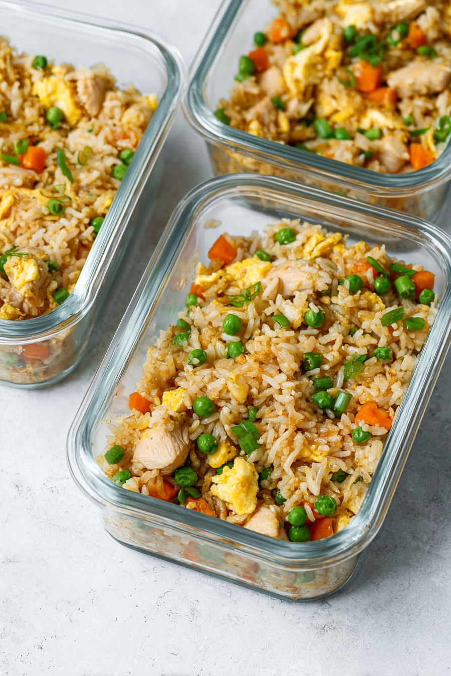 Easy Instant Pot Chicken Fried Rice – savorandnest.com