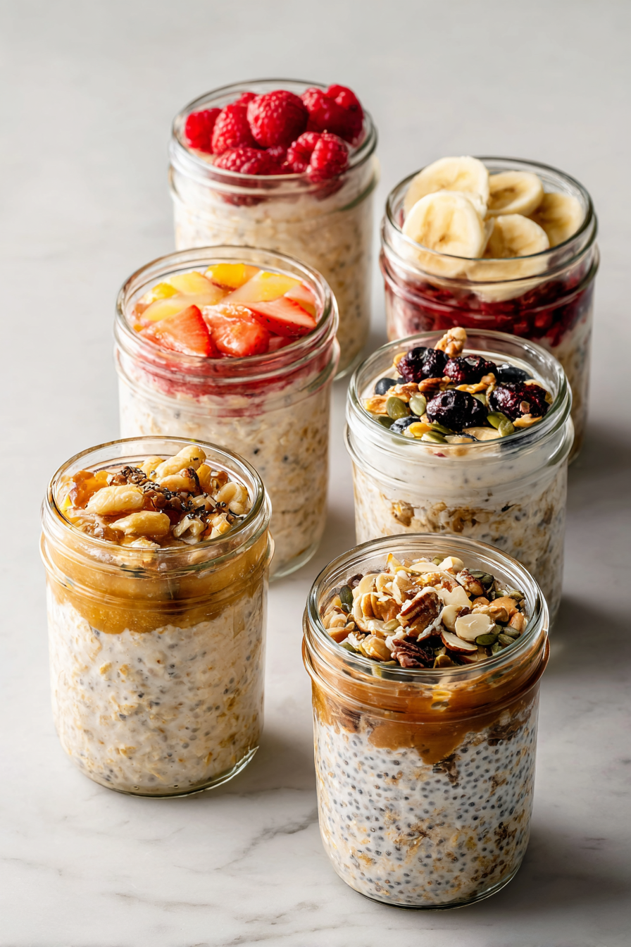Easy Overnight Oats With 6 Flavor Variations – savorandnest.com