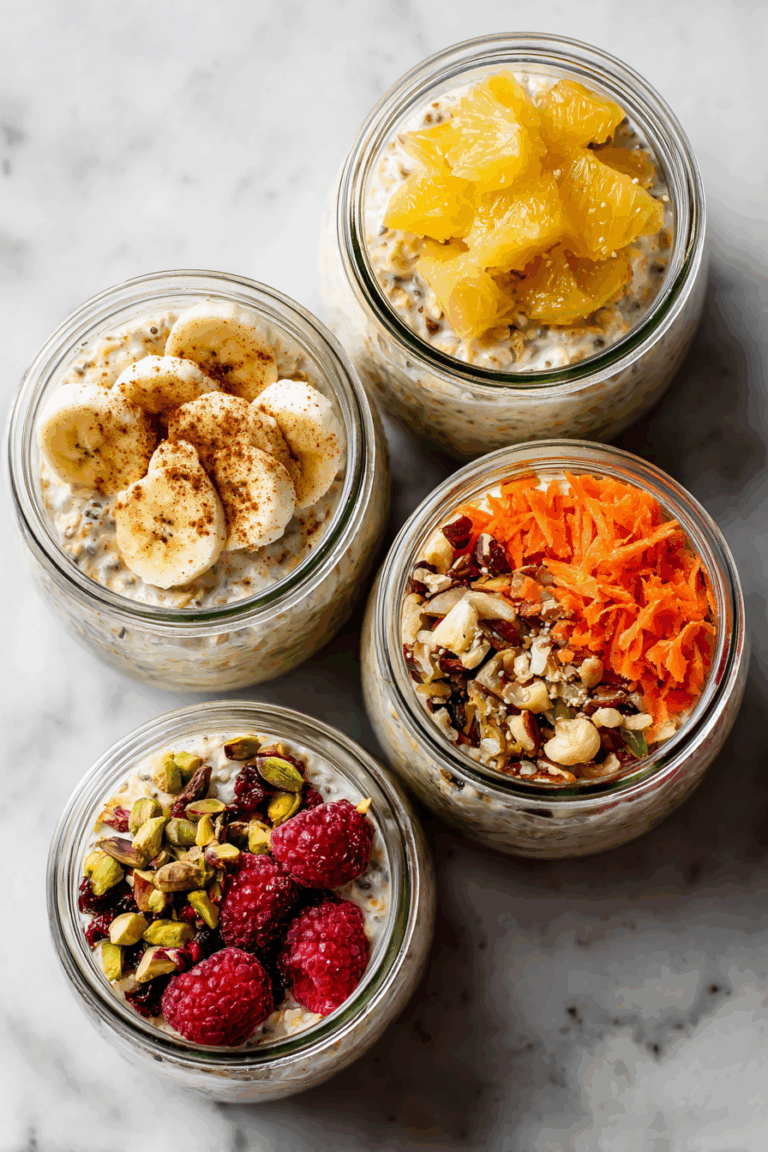 Easy Overnight Oats With 6 Flavor Variations – savorandnest.com