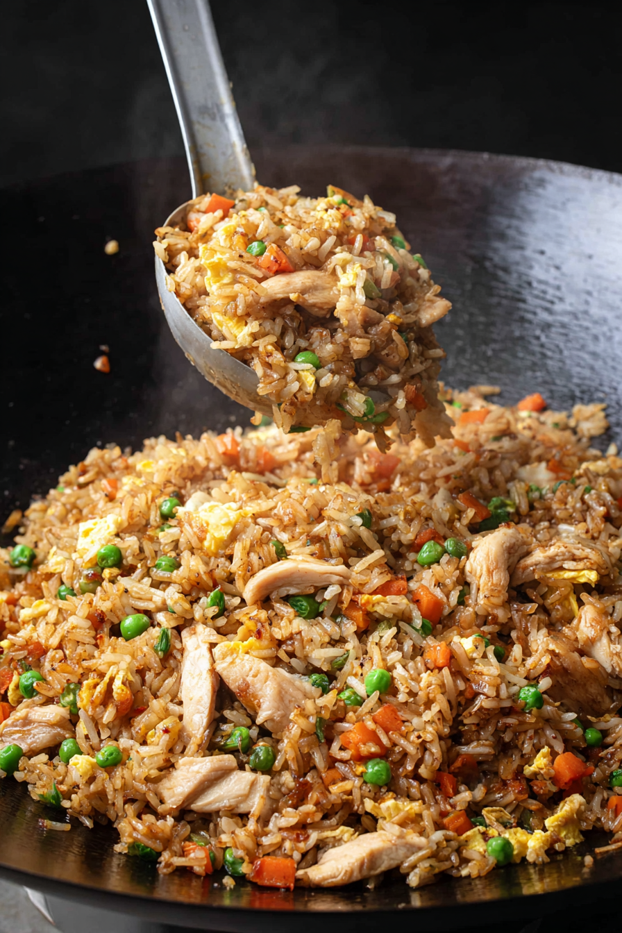 Quick & Easy Chicken Fried Rice – savorandnest.com