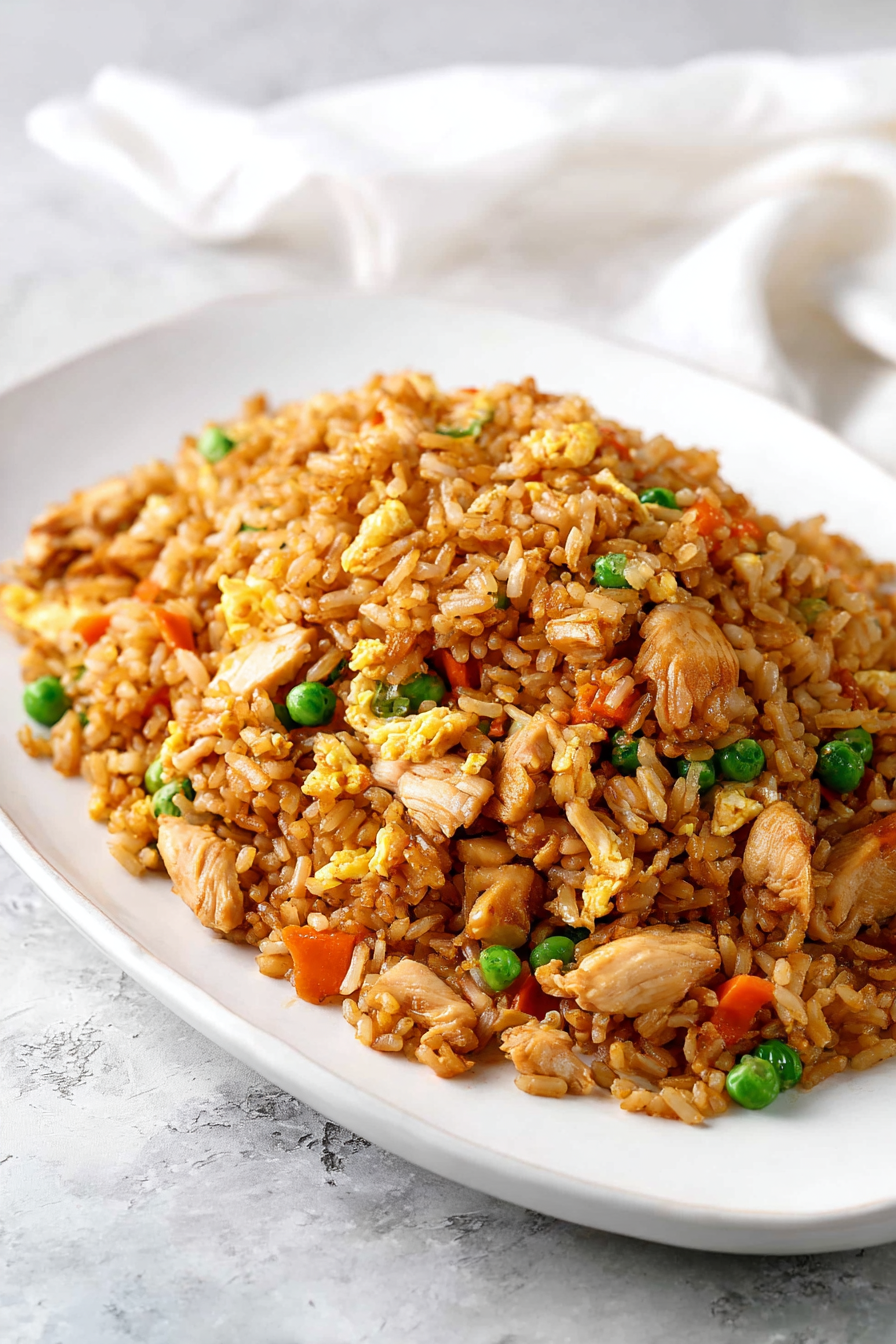 Quick & Easy Chicken Fried Rice – savorandnest.com