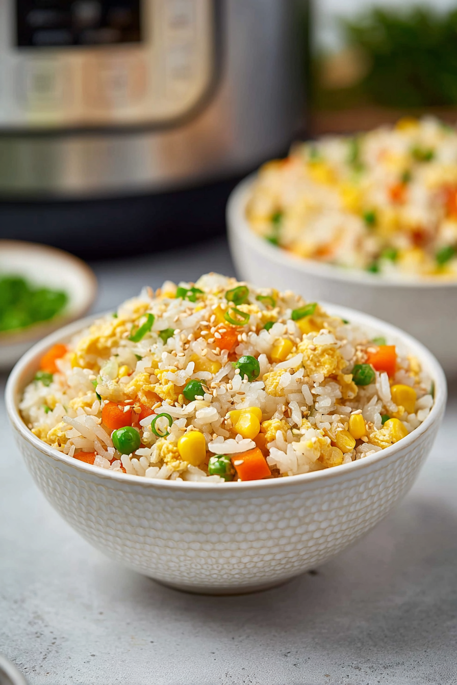 The Best Instant Pot Hibachi-Style Fried Rice – savorandnest.com