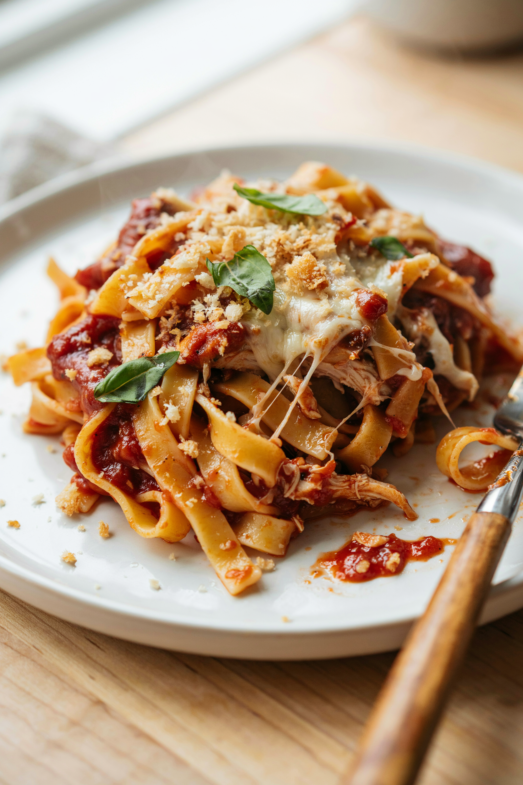 Chicken Parmesan Casserole Easy Dinner Recipe – savorandnest.com